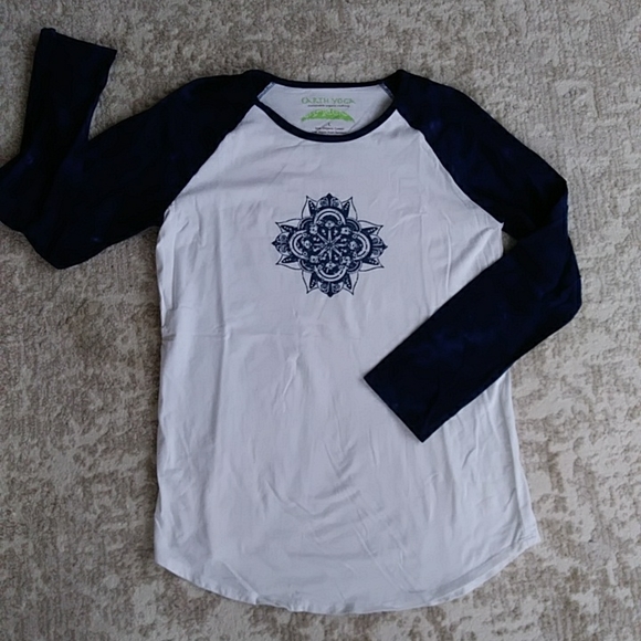 Earth Yoga | Tops | Earth Yoga Organic Tie Dye Embellished Tee Shirt ...